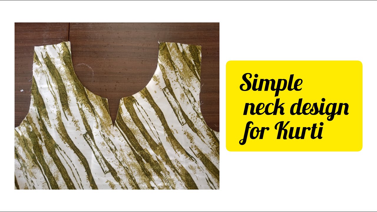 Simple Neck design for kurti/boat neck design/front neck design ...