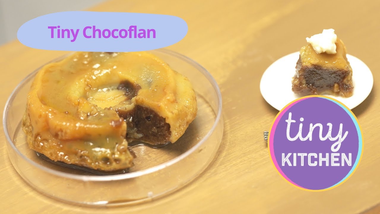 Tiny Chocoflan! Tiny Kitchen - YouTube
