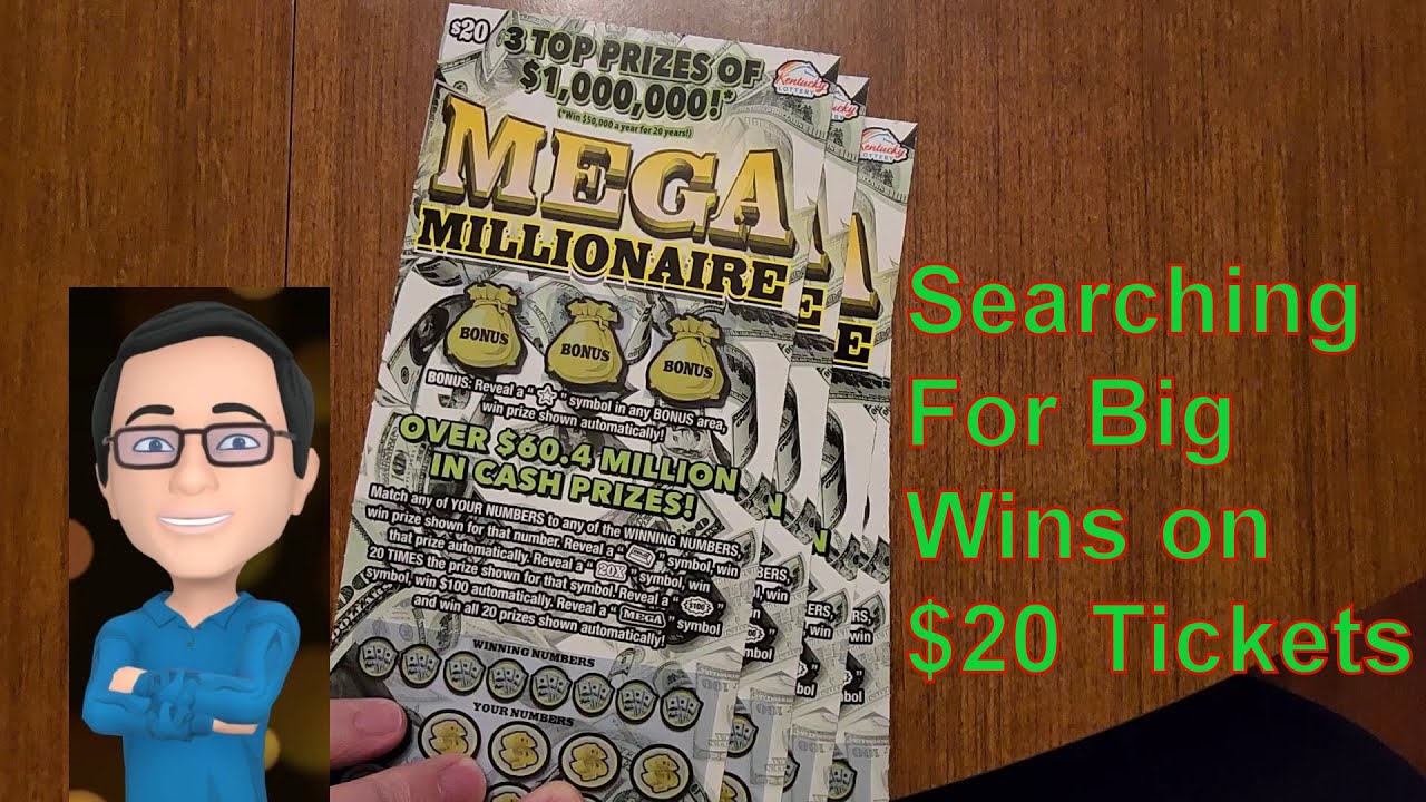 Searching for Big WIns on $20 Lottery Scratch Off Tickets! - YouTube