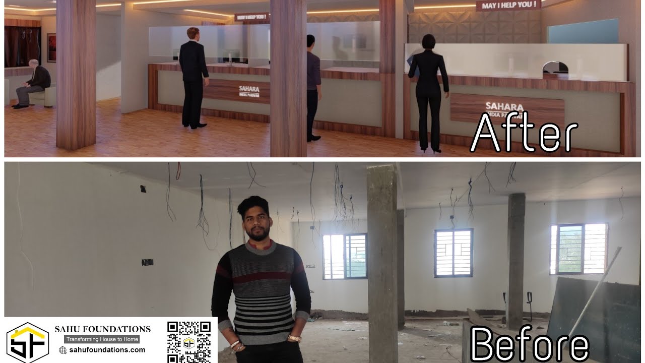 Sahara India Office complete Interior project video | Sahu Foundations ...