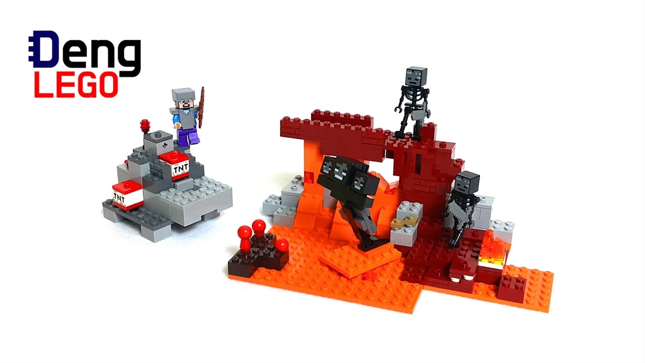 LEGO Minecraft 21126 The Wither - LEGO Speed Build - YouTube