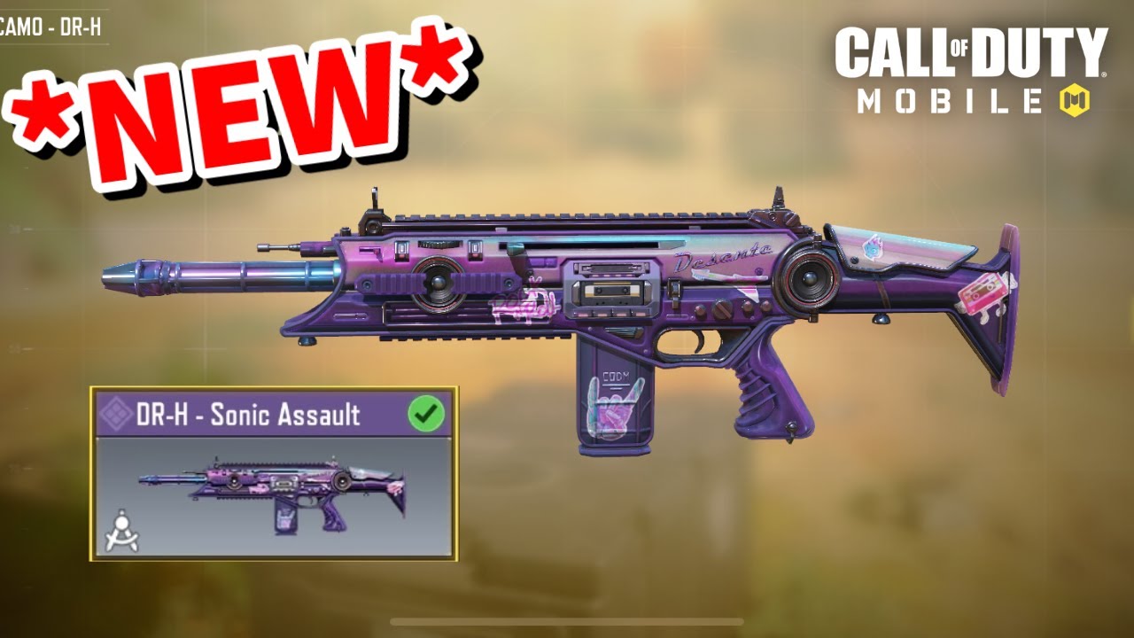 *NEW* DR-H - SONIC ASSAULT + NUKE IN RANK | CODM | - YouTube