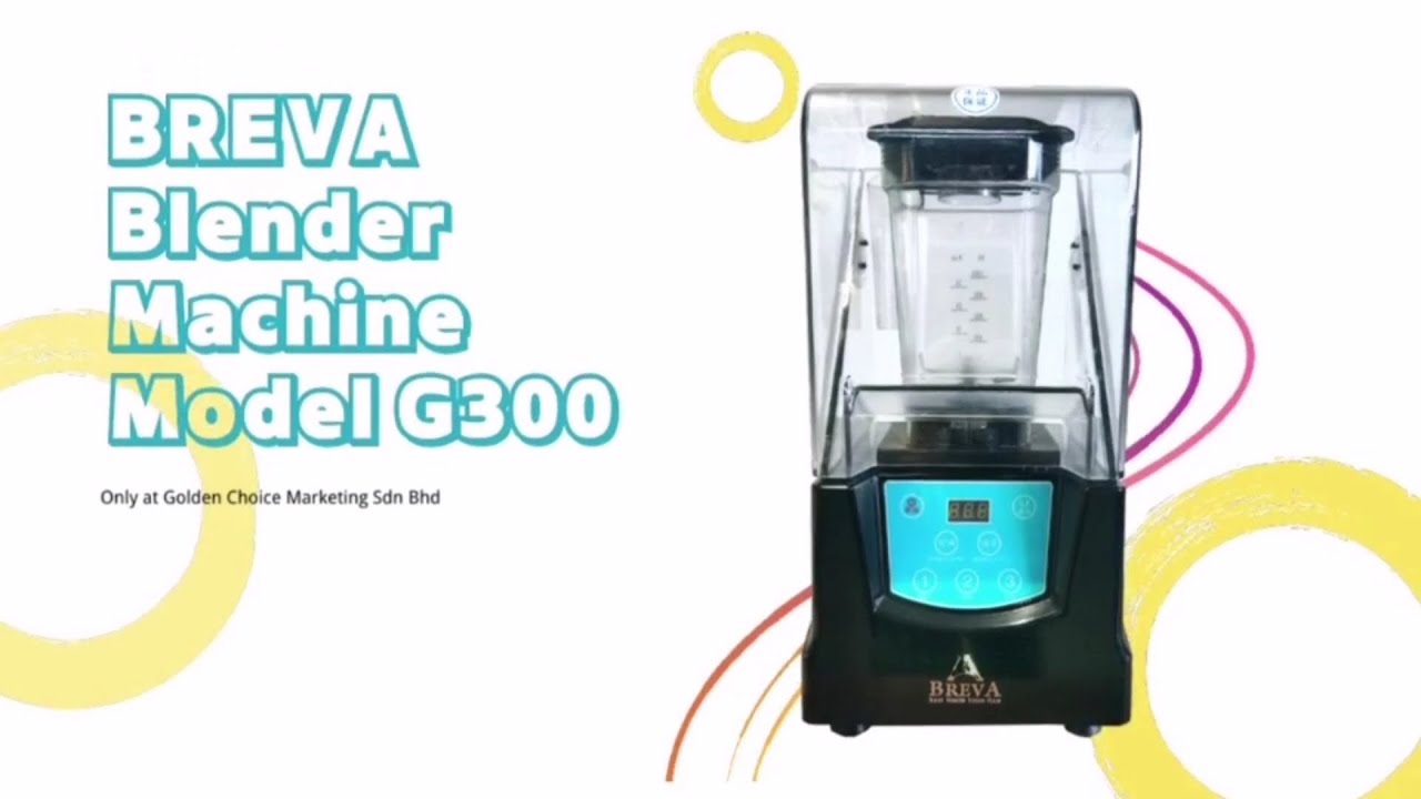 How to use Breva Blender Machine G300 - Smoothie Juicer Ice Blended ...