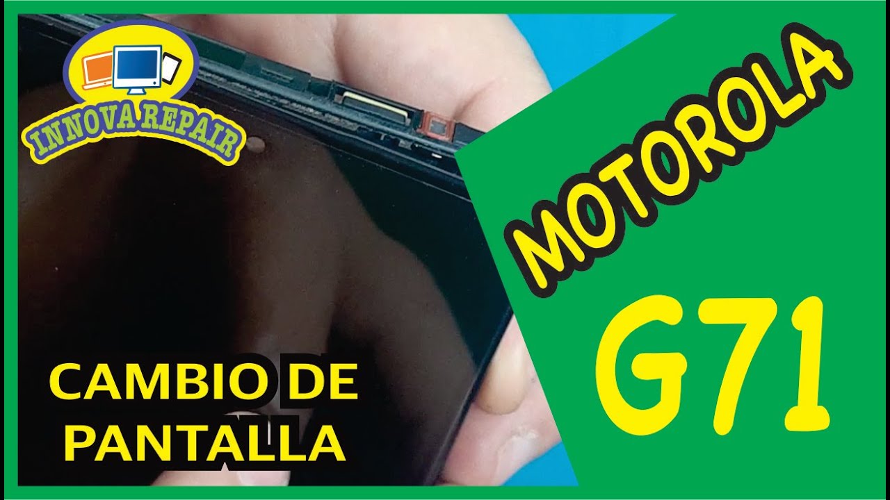 Motorola G71 Cambio de Pantalla - YouTube