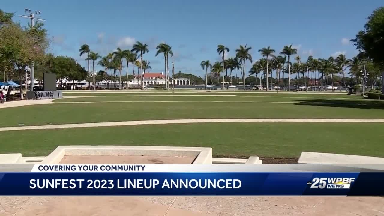 Music lineup announced for SunFest 2023 - YouTube
