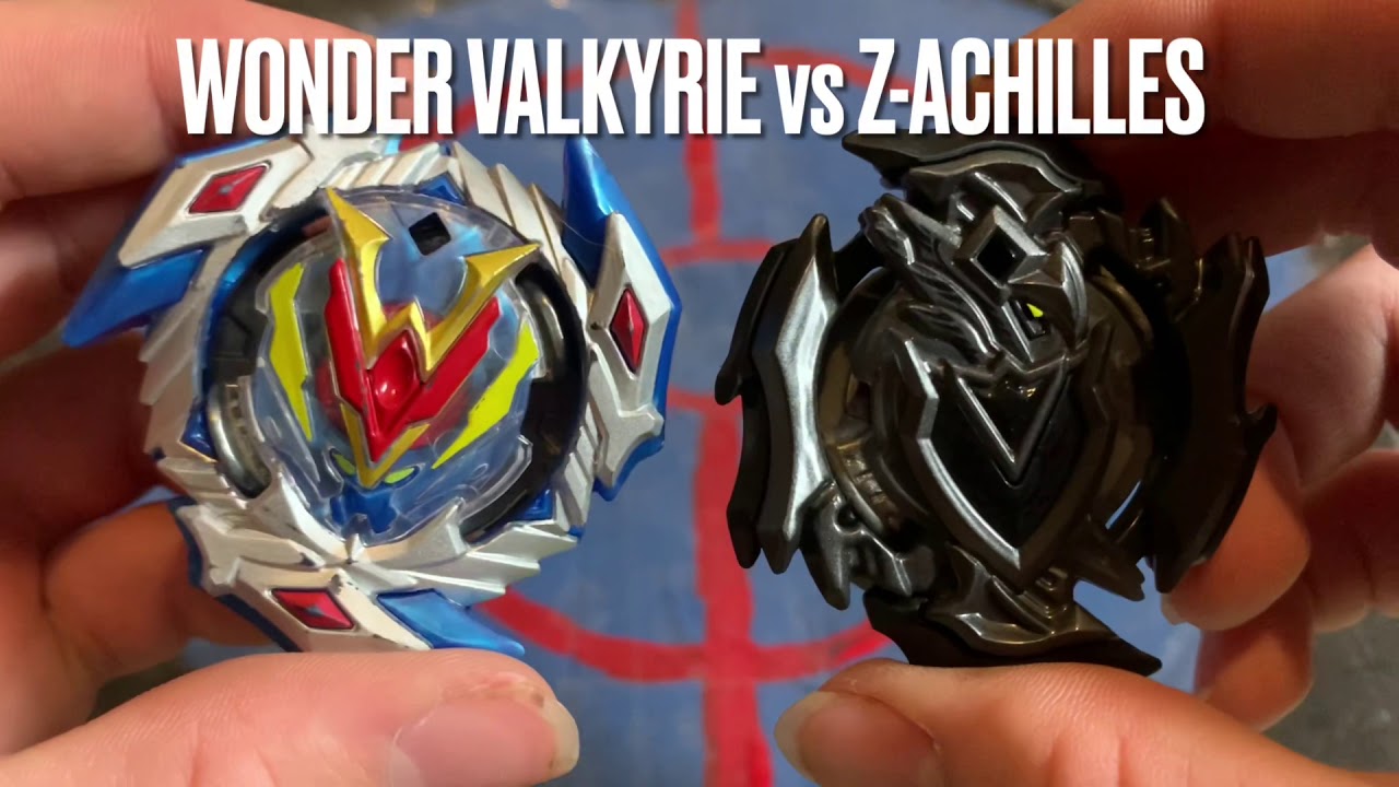 WONDER VALKYRIE vs Z-ACHILLES | Beyblade Burst Battles | Beyblade Burst ...