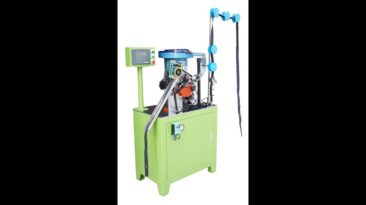 YFM-2NCA-R Auto nylon zipper reverse autolock slider mounting machine ...