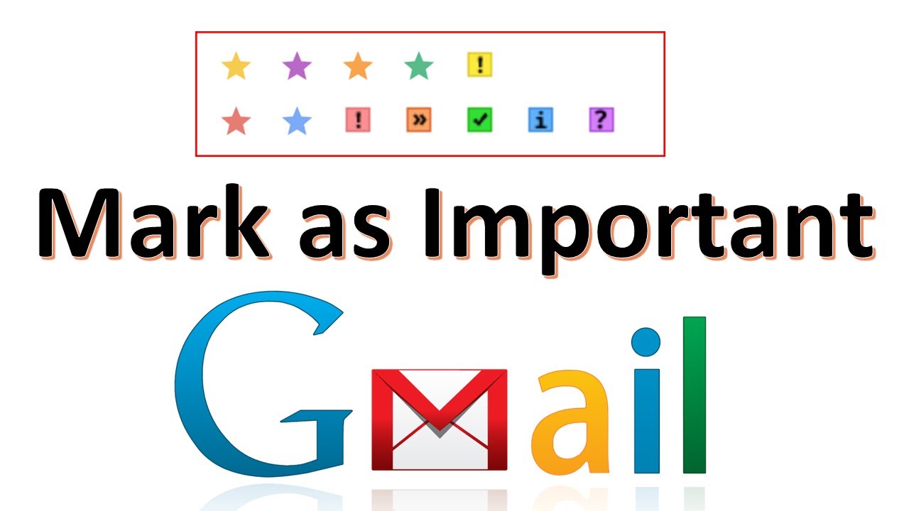 How to mark email as important in Gmail - YouTube