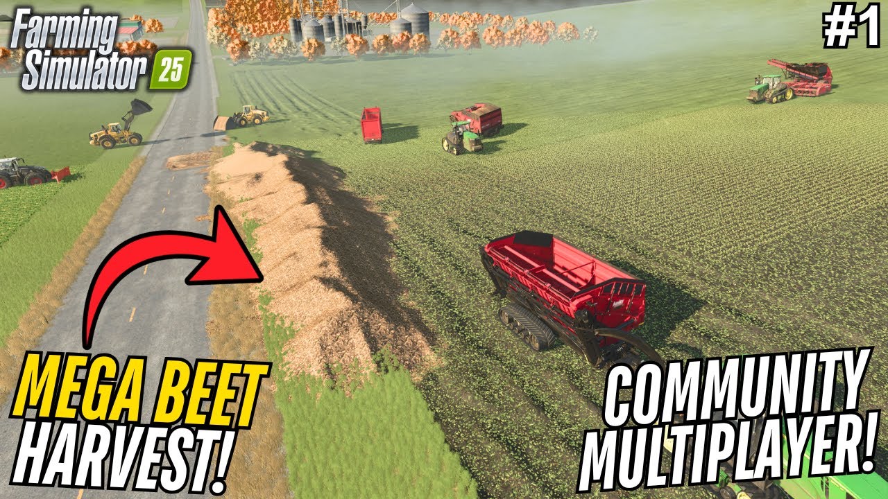 7,000,000 LITER SUGAR BEET HARVEST! NEW MULTIPLAYER SERVER! | Farming ...