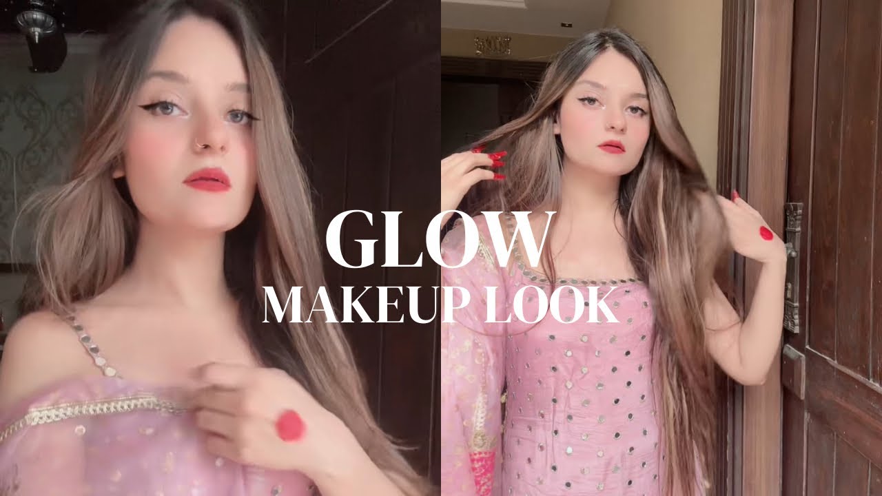 Glowy no makeup look easy tutorial #makeup - YouTube