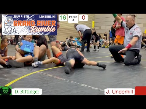 7U Grand River Rumble Dawson vs Jordan Underhill - YouTube