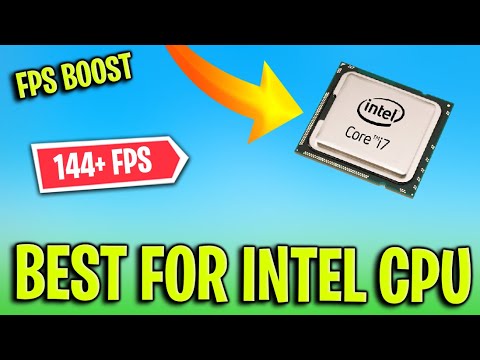 How To Optimize Intel CPU For Fortnite Chapter 3 🔧 | Best Intel Graphic ...