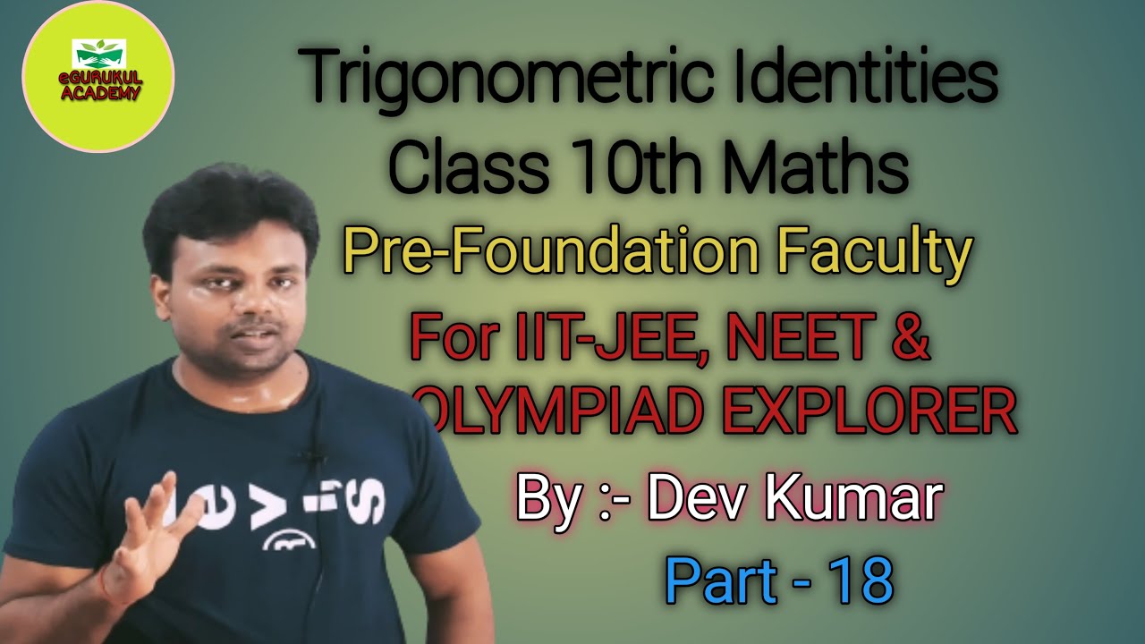 Trigonometric identities | Class 10th Maths | #Trigonometry # ...