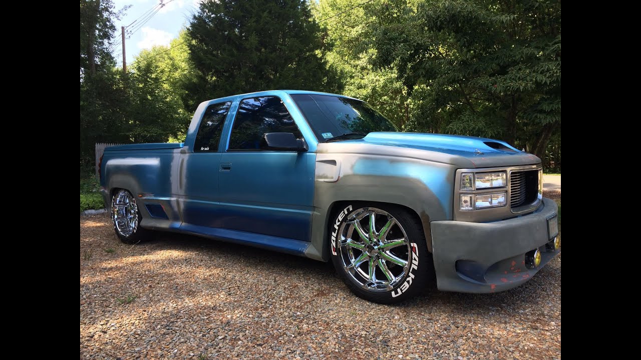 95 gmc wide body walk around - YouTube