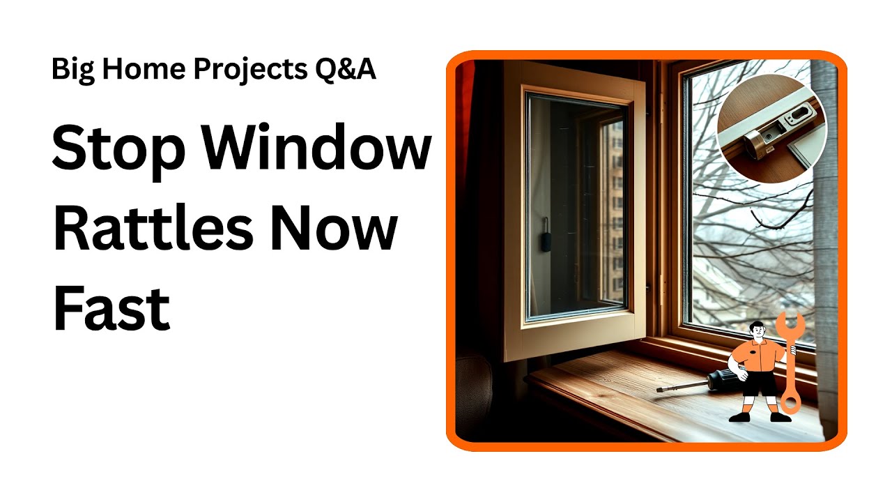Stop Window Rattling Fast with These Easy Fixes - YouTube