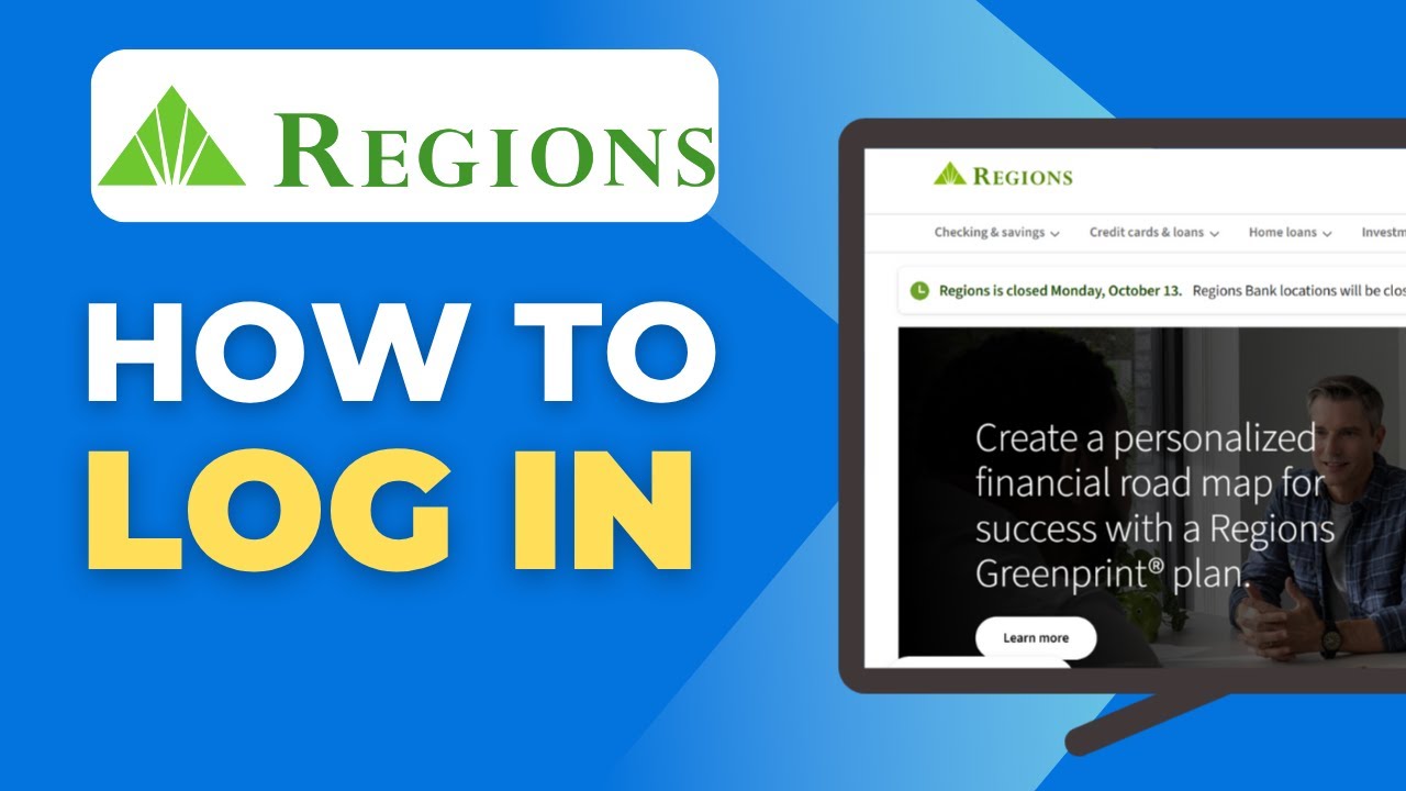 How To Login To Regions Bank Online Banking Account - YouTube