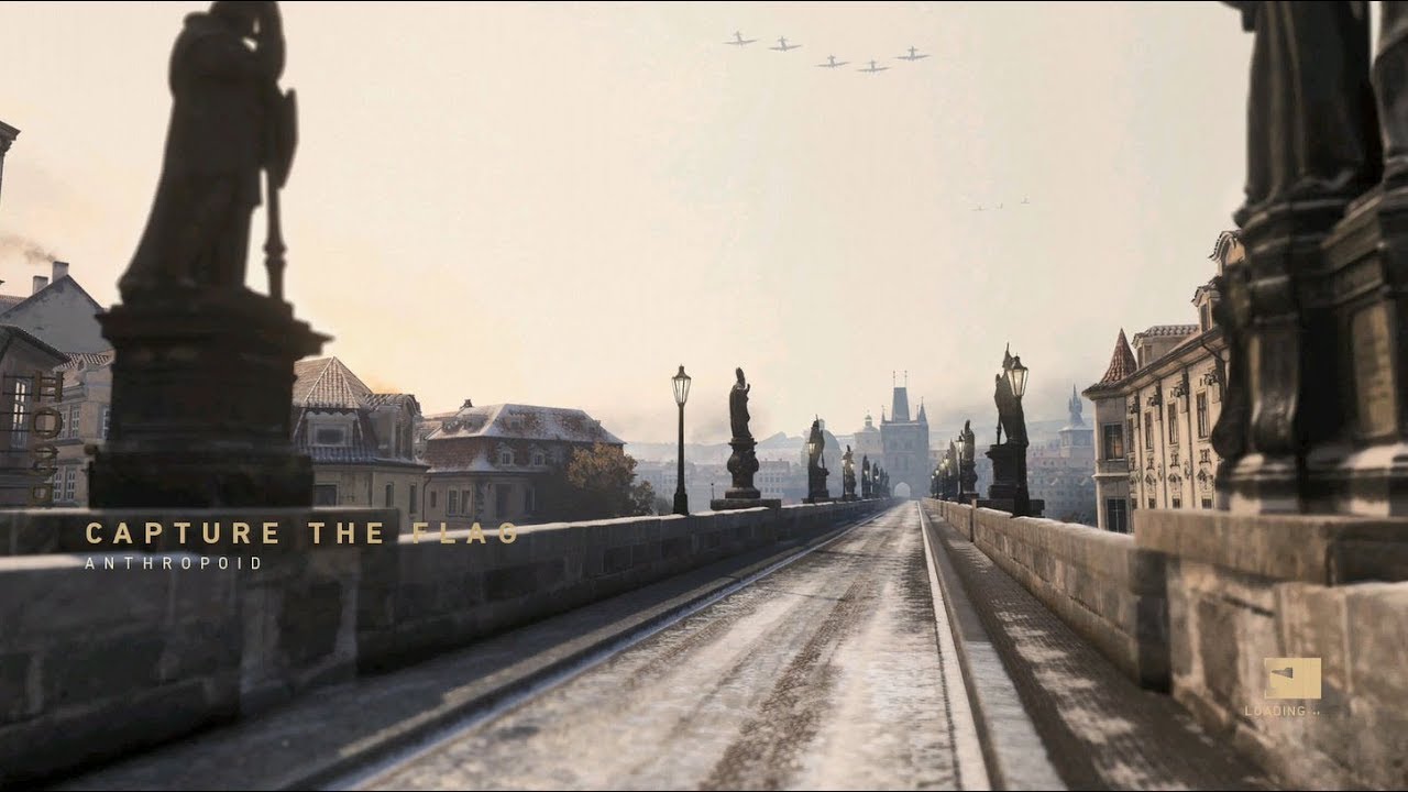 Call Of Duty:WW2 - Capture The Flag vs Veteran Bots on Anthropoid - YouTube