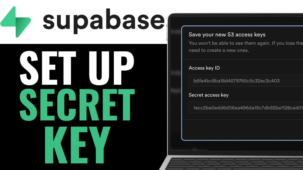 How To Set Up Secret Key In Supabase 2025 (QUICK & EASY) - YouTube