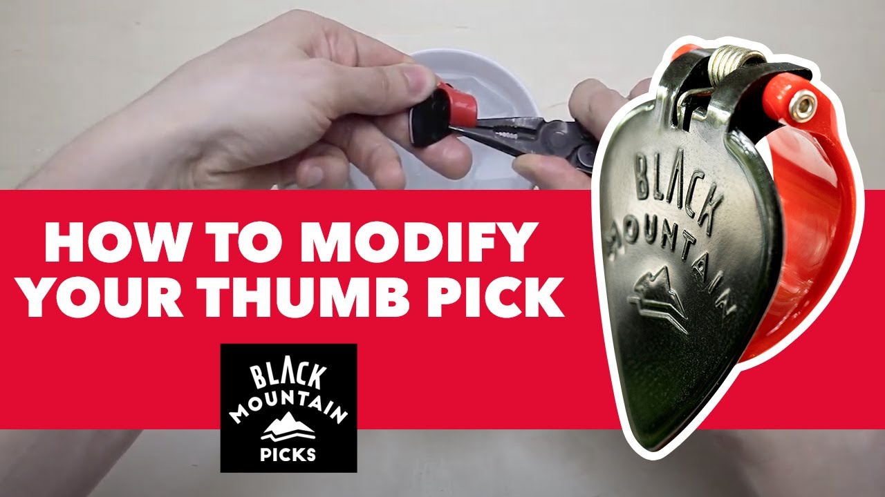How to Modify your Thumb Pick with Hot Water - YouTube