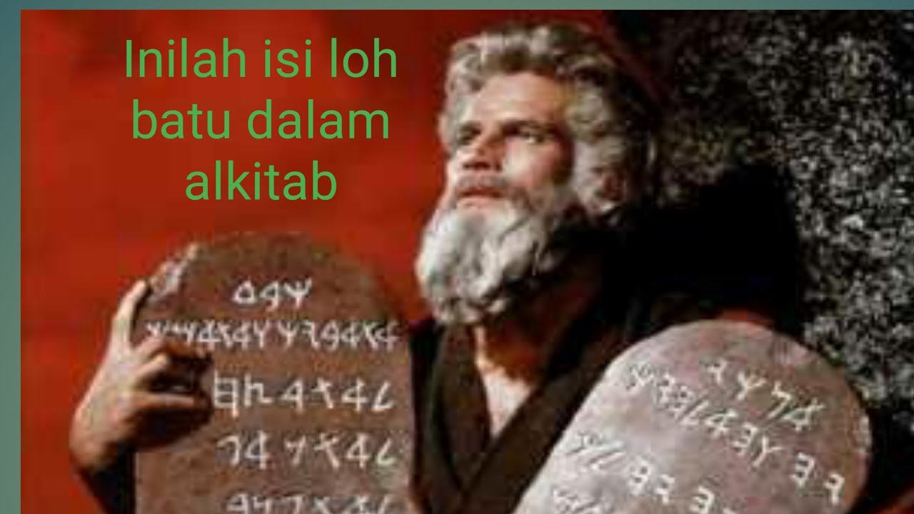 Inilah riwayat tentang Loh batu yang baru.Ulangan 10 :1-11 - YouTube