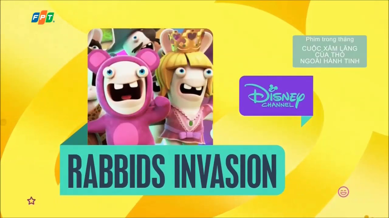 Disney Channel Asia | Commercial Bumpers | Rabbid Invasion - YouTube