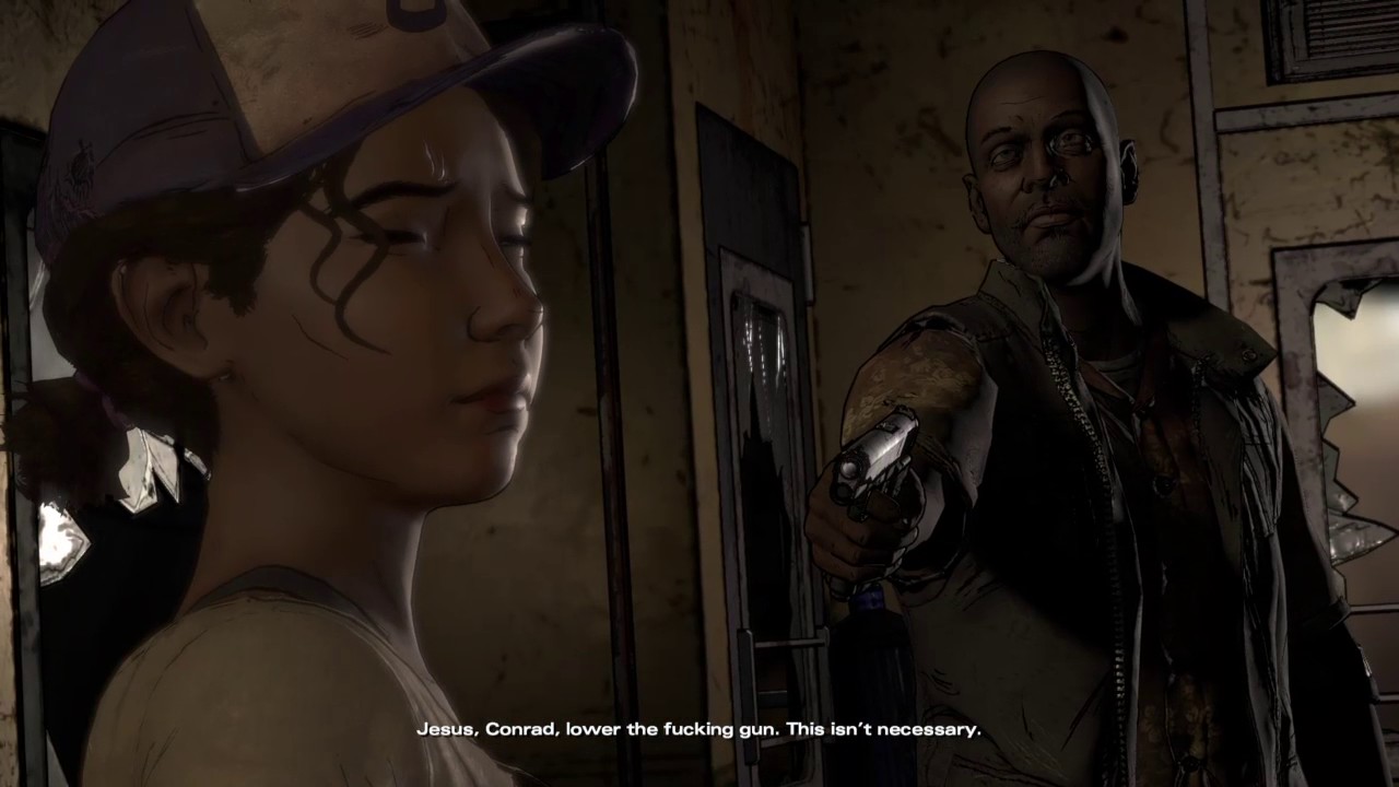 The Walking Dead: A New Frontier- Conrad Shoots Gabe! - YouTube