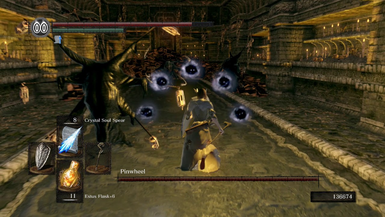 Dark souls Ultimate sorcerer Build Pinwheel - YouTube