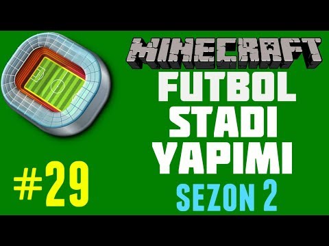 Minecraft | Futbol Stadı Yapımı - Sezon 2 | Bölüm 29 | KALE ARKASI TRİBÜNLERİNİN 3. KATI -2