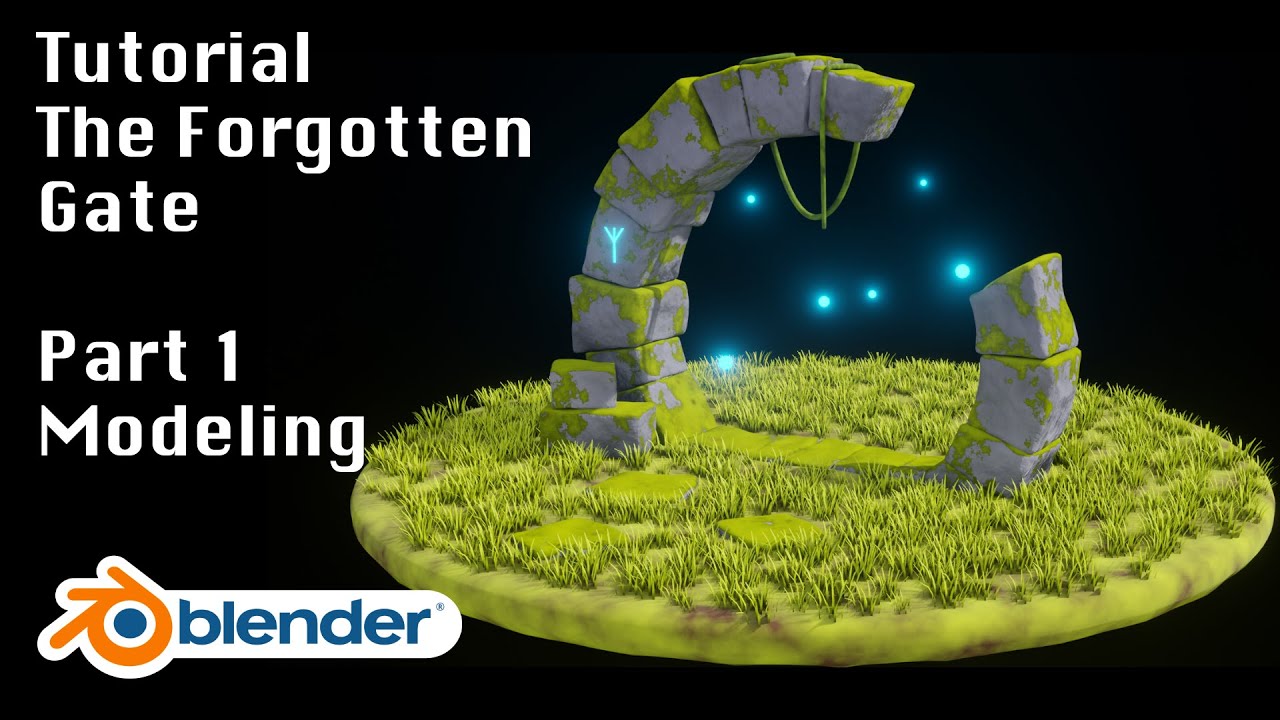 Blender Tutorial: Forgotten Gate - Part 1/6 (Modeling) - YouTube