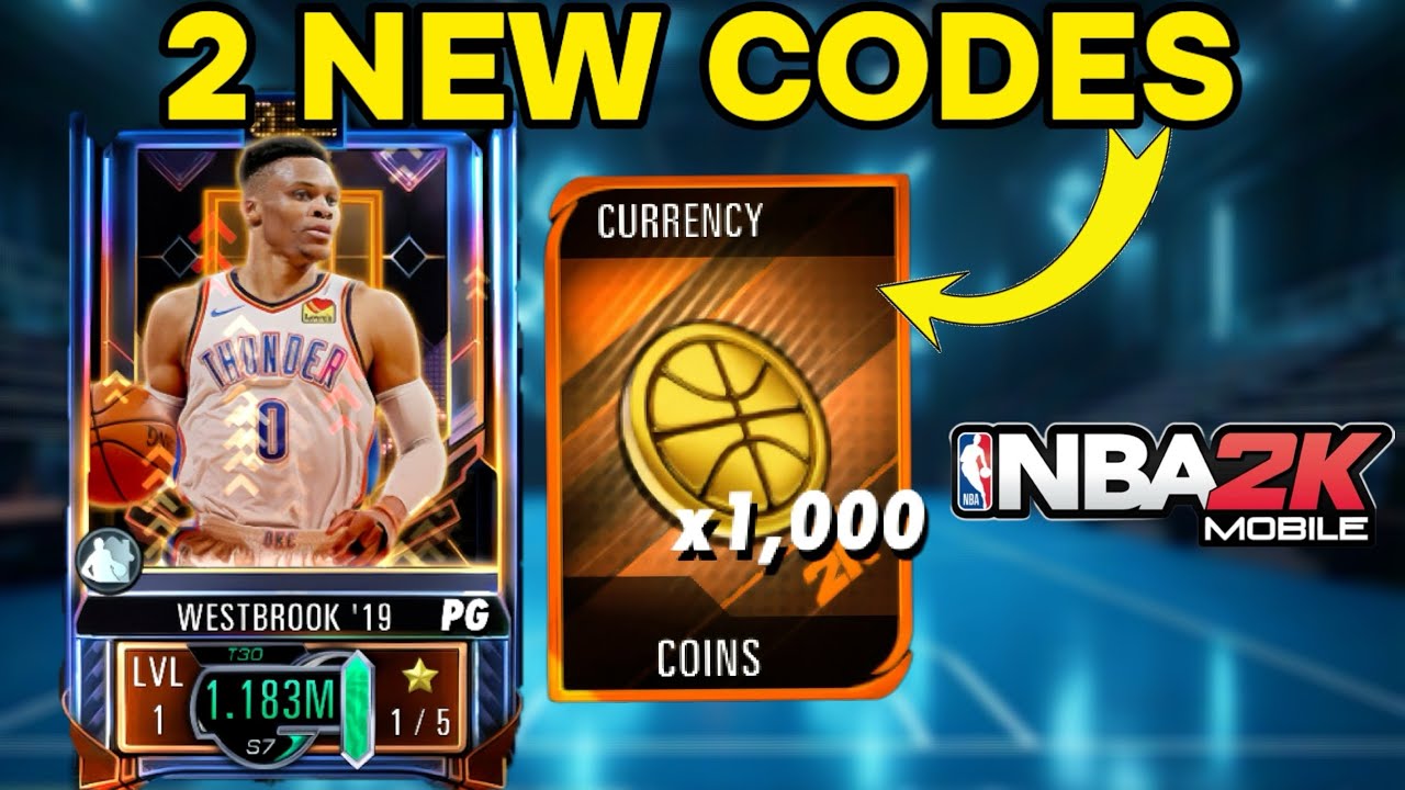 nba 2K mobile codes March 2025! Hurry! This Code gives you a free 1000 ...