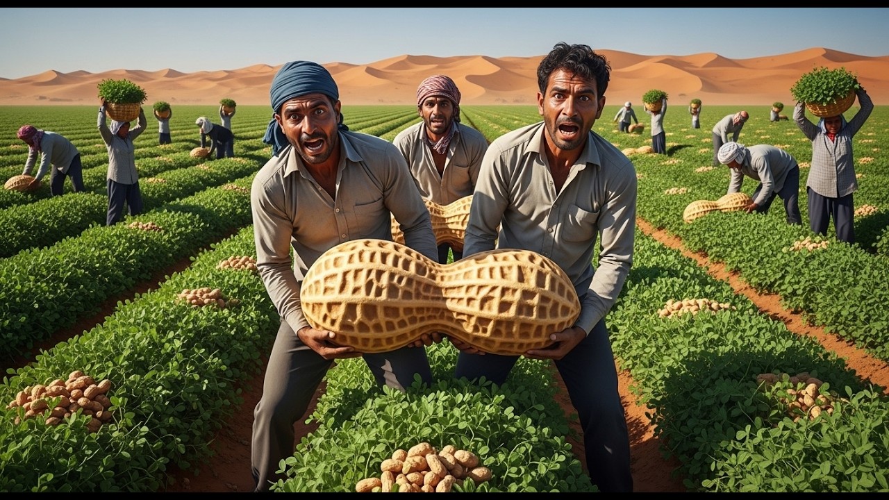 .Unbelievable! They Tried Growing Peanuts In The Desert - The Results ...
