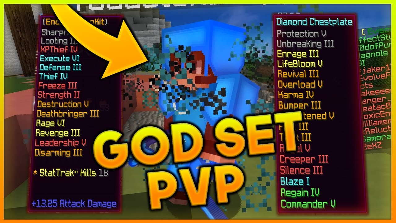 ALMOST DIED IN GOD SET!! MINECRAFT FACTIONS ENFORCEDMC #4 - YouTube