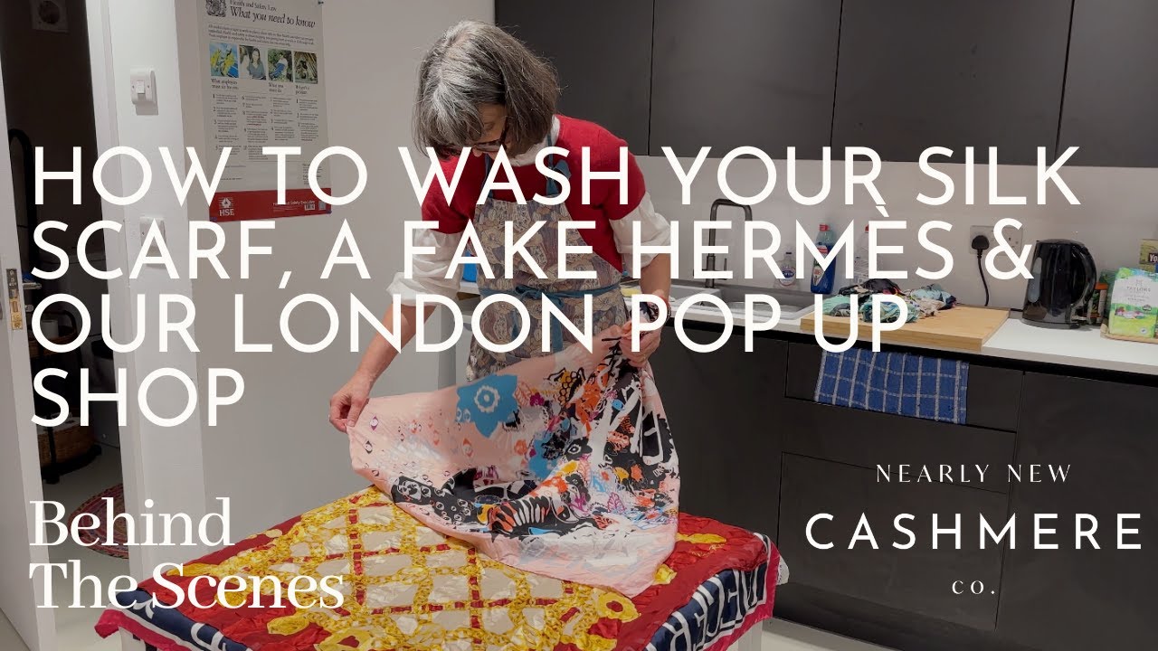 HOW TO WASH A SILK SCARF & OUR LONDON POP UP | March & April Behind the ...