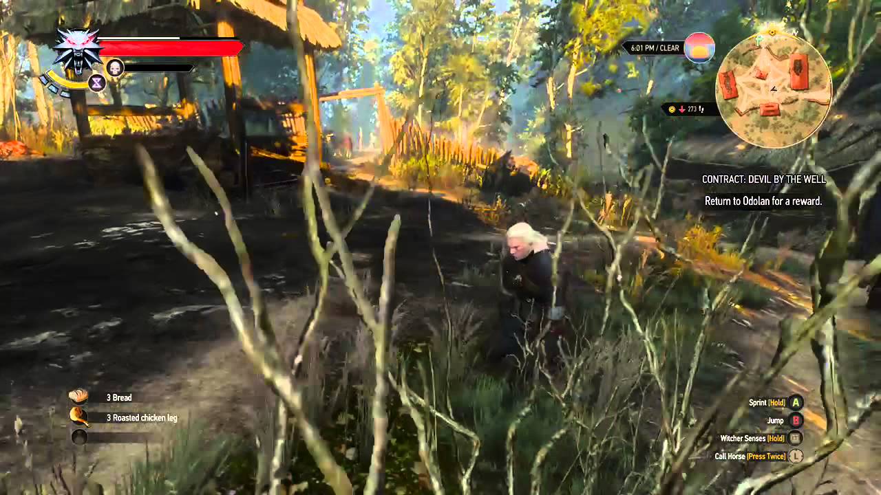 how to get a full health fast - the witcher 3 - YouTube