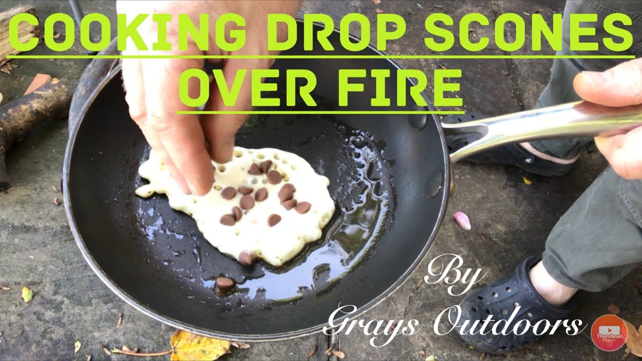 DROP SCONES OVER THE FIRE RECIPE - YouTube