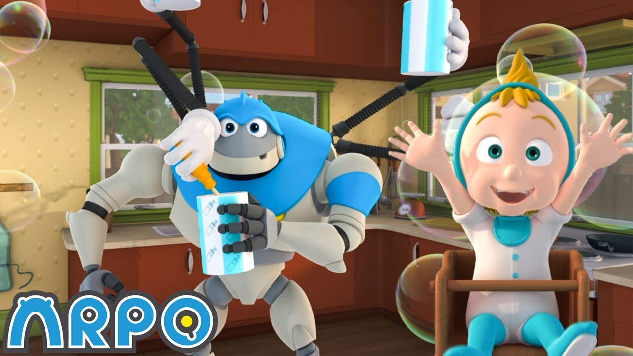 ARPO’s Bubble Rescue! Can He Save Baby Daniel? | ARPO | Kids TV Shows ...