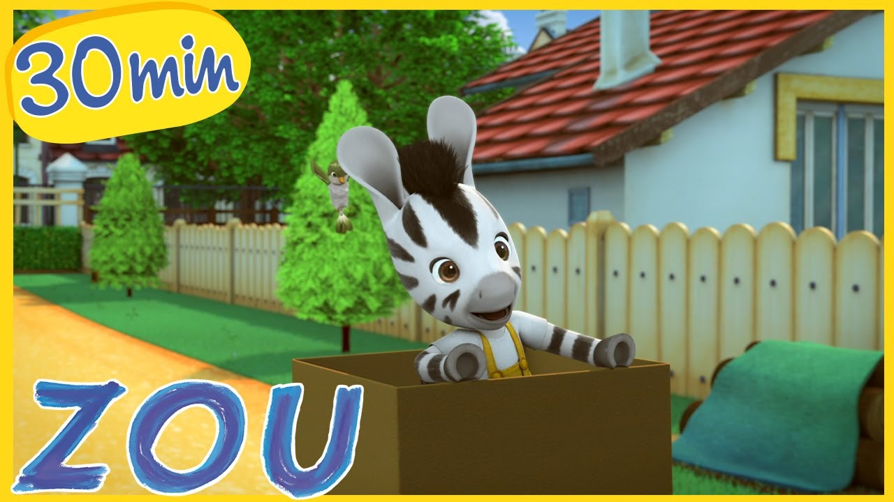 Zou best episodes 🦓 30min Compilation 📦 cartoons for kids - YouTube