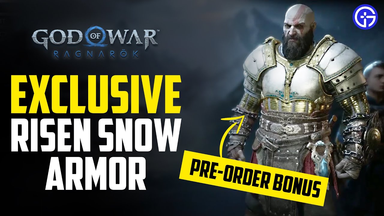 GOW Ragnarok: Early Unlock Risen Snow Exclusive Armor (Pre-order Bonus ...