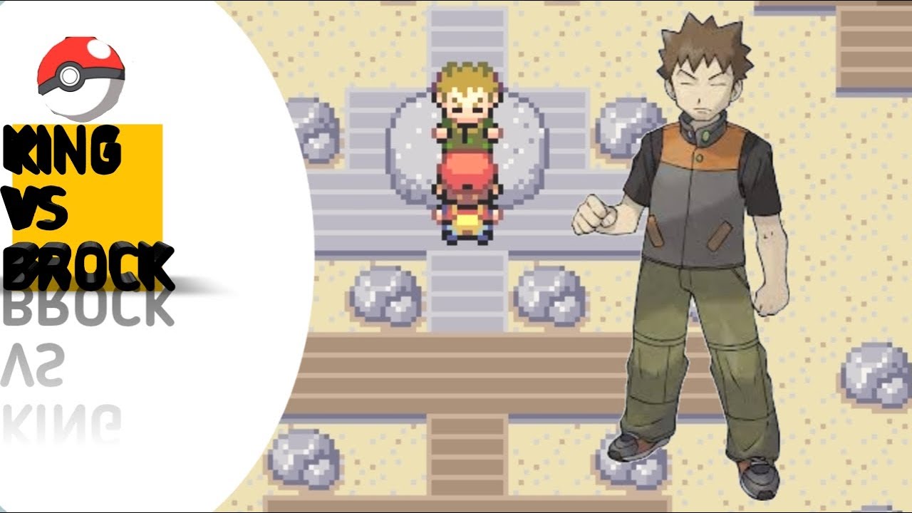 || Pokemon fire red || part 2 ash vs brock|| - YouTube
