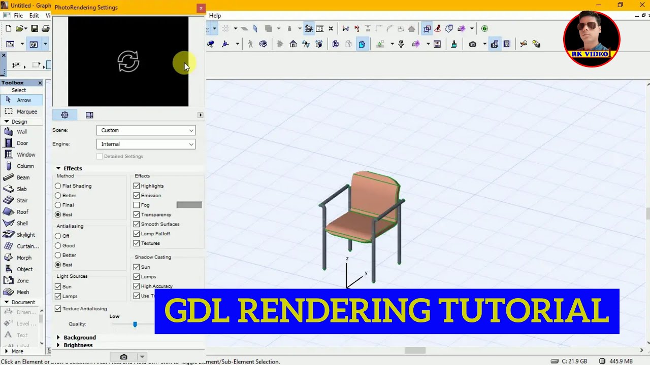 Archicad Tutorial 3d Gdl Rendering Tutorial Archicad Tutorial 5607