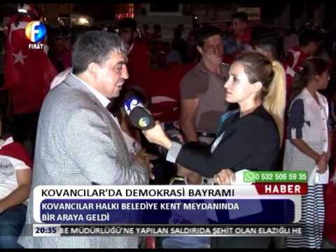 Kanal Fırat Haber - Kovancılar'da Demokrasi Bayramı