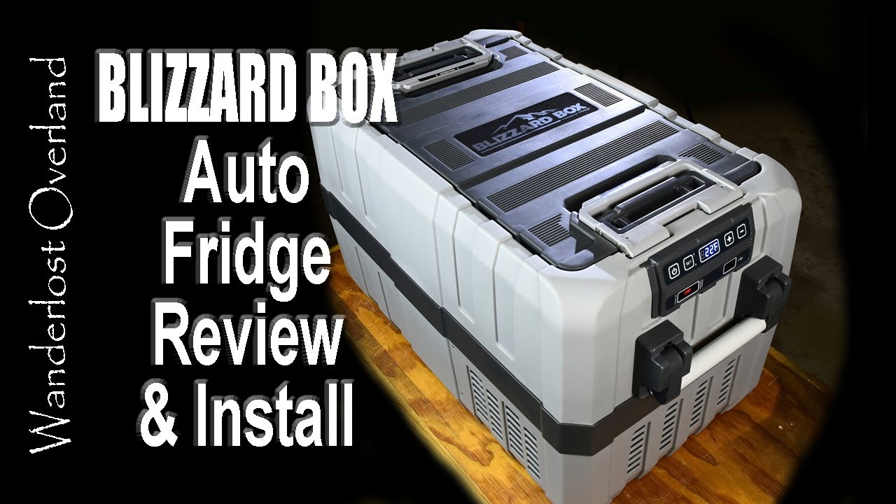 41 Quart Blizzard Box Fridge Review & Install - YouTube