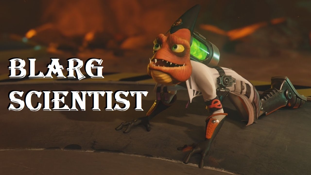 Ratchet & Clank 2016 - BLARG SCIENTIST Character Cutscene (Scott Whyte ...
