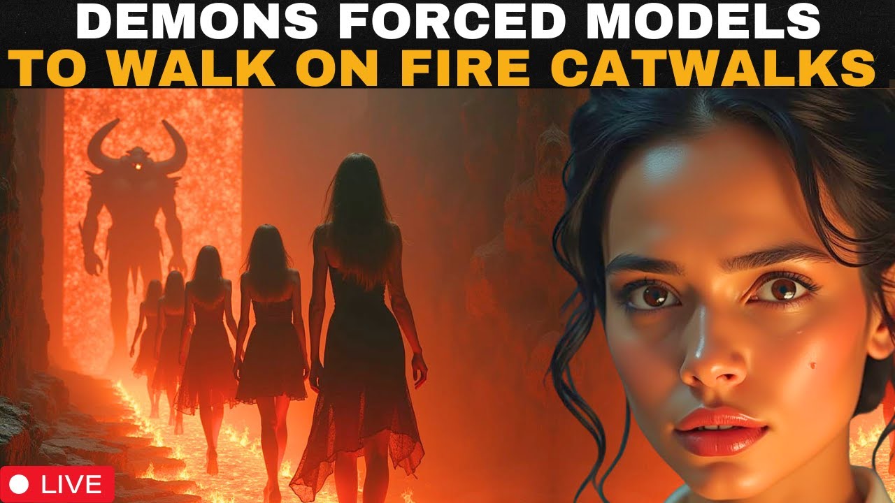 Demons forced models to walk on fire catwalks in hell #helltestimony # ...