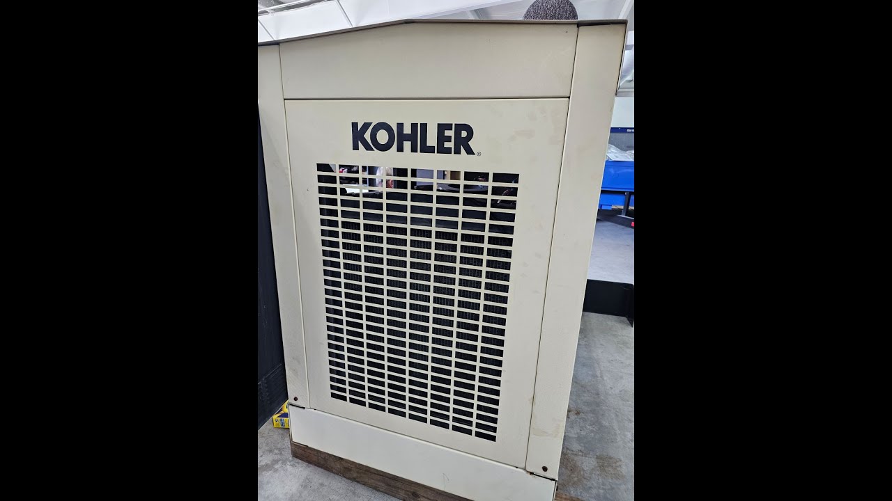 35KW Natural Gas or Propane Enclose Generator - YouTube