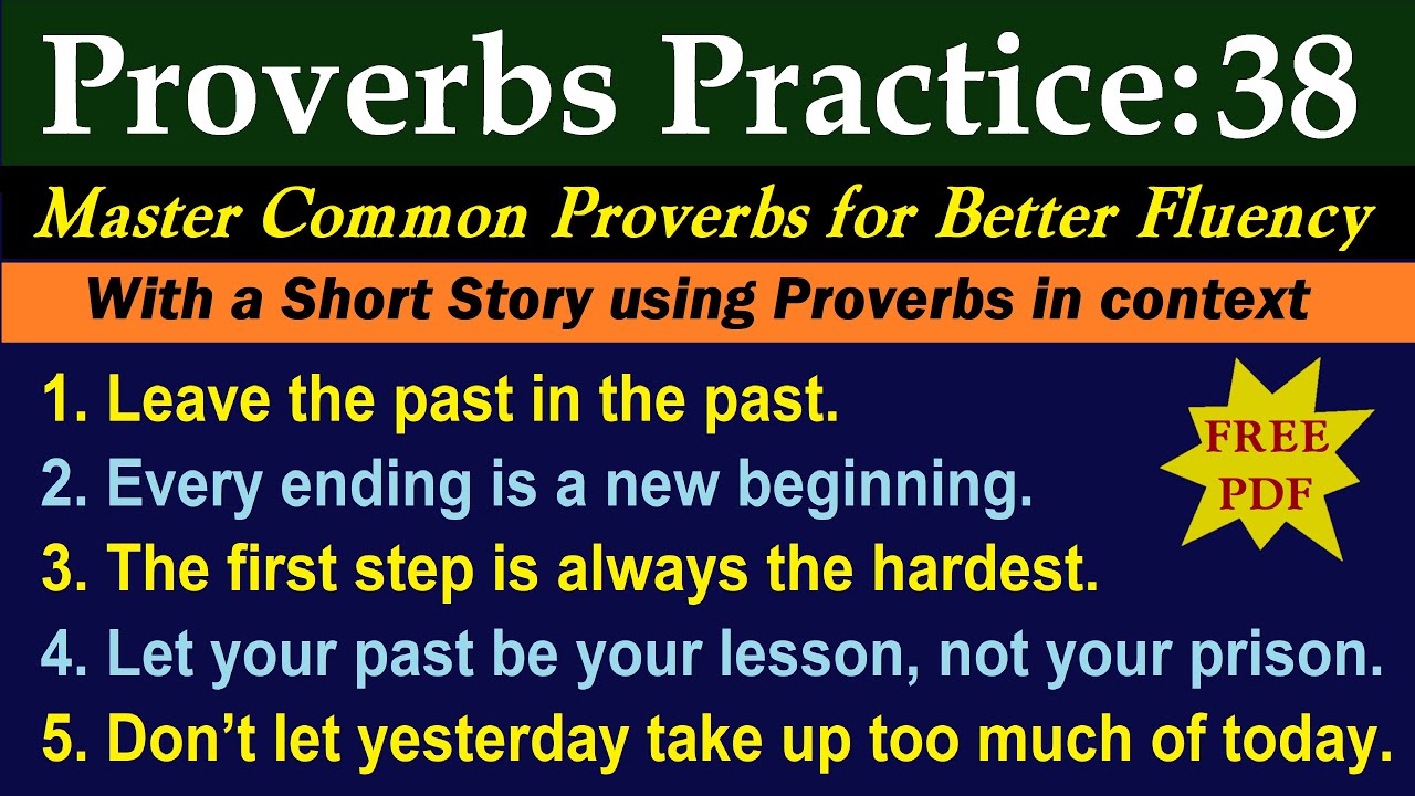 5 Simple English Proverbs You Must Know | Practice with Examples ...