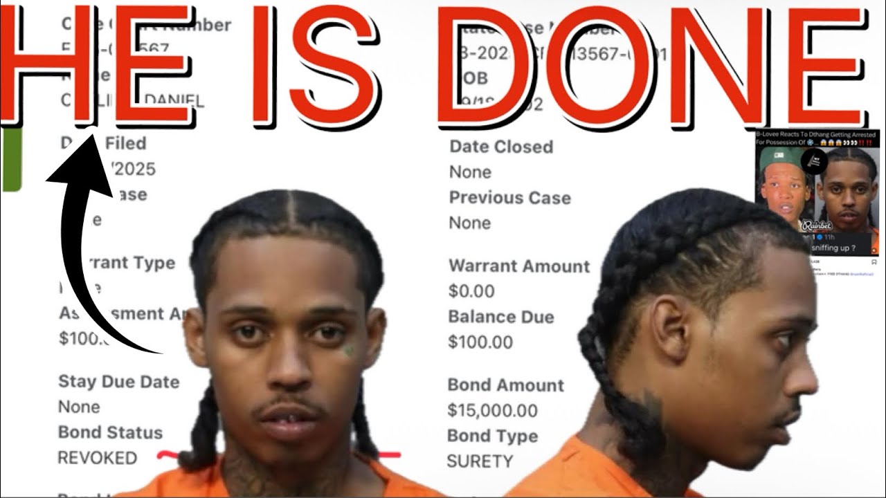 Dthang Gz arrested in Miami again ! His Bail was just revoked he is now ...