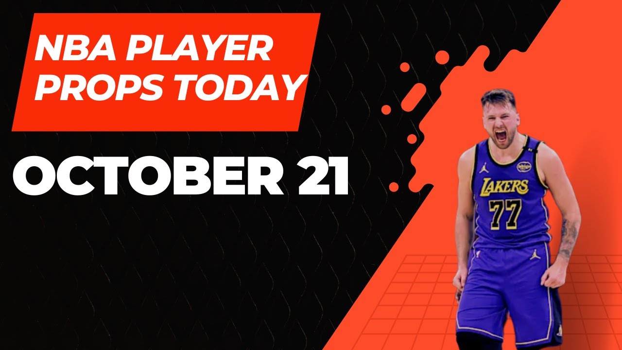 BEST NBA PLAYER PROPS TODAY | Tuesday, October 21 - YouTube