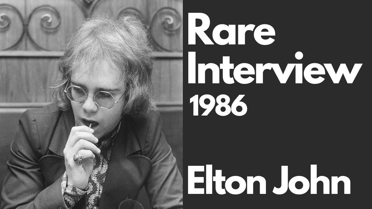 Rare Interview with Elton John | October 19, 1986 - YouTube