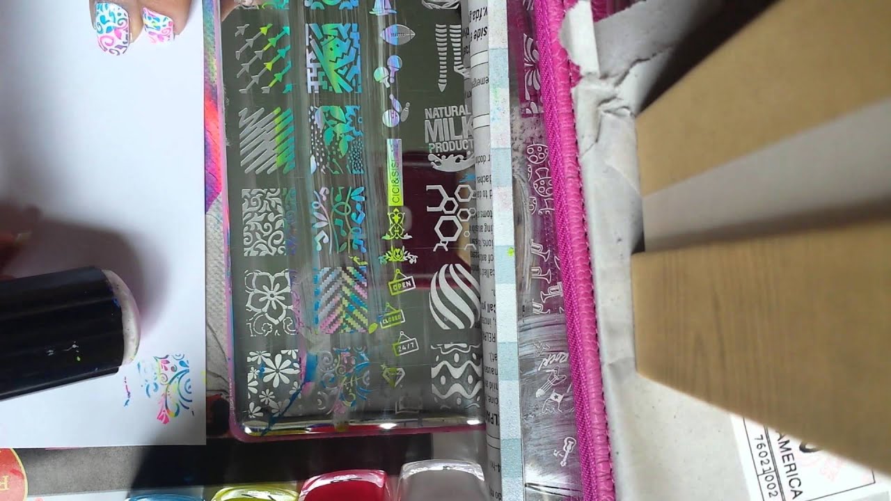 stamping: multicolor stamp | how to - YouTube